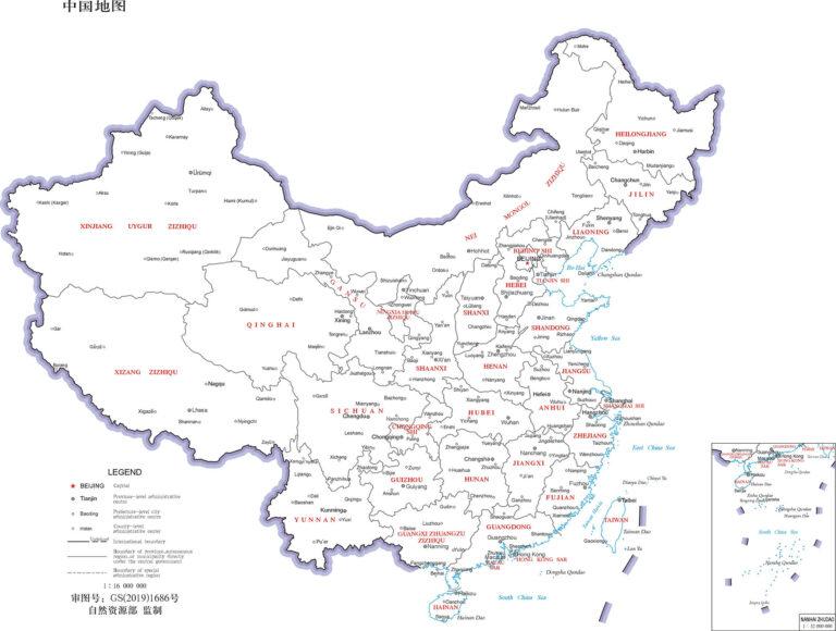 China Map आइए देखते है चाइना का नक्शा, कहाँ है अरुणाचल प्रदेश और अकसाई चीन